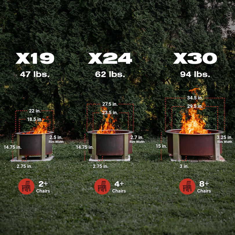 X Series Smokeless Fire Pit – Breeo
