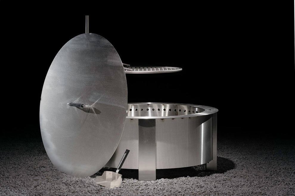 Breeo X Series 30 Smokeless Fire Pit with Outpost Grill